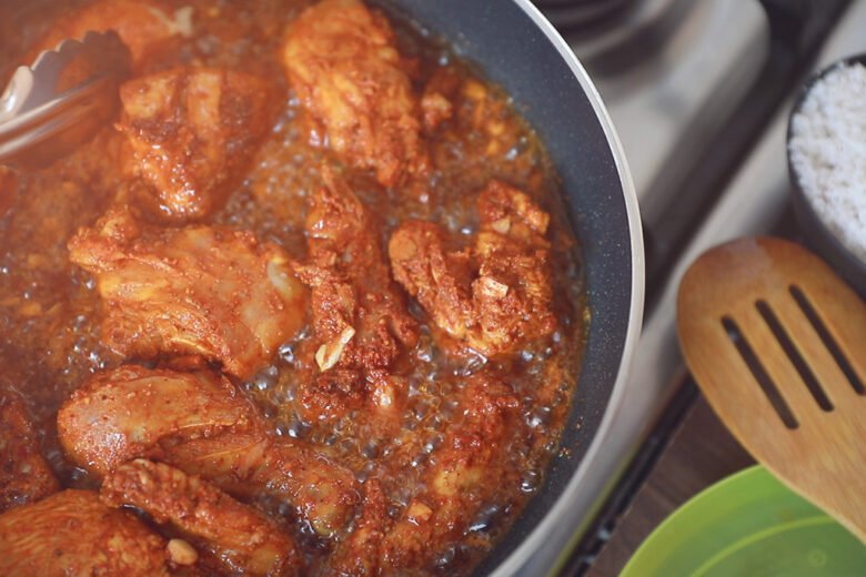Coconut Chicken Fry | Payolli chicken fry | calmcuisine.com
